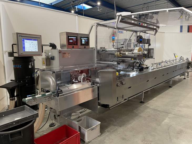 Verkoop van verpakkingsmachines en flow wrap machines | Entrec
